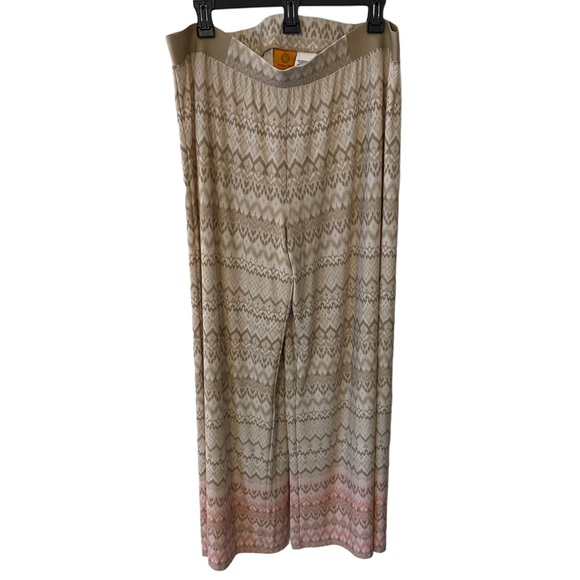 Ruby Rd. | Pants & Jumpsuits | Nwt Ruby Rd Cream And Pink Wide Leg ...